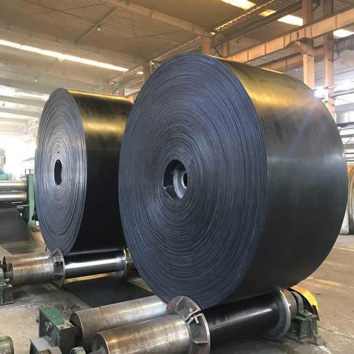 Black Anti-tear Steel Cord Conveyor Belt ST1000 Wire Rope Conveyor Belt ...