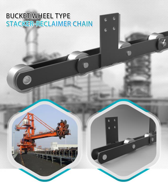 S450.433 Large Size Heavy Duty Conveyor Chain Bucket Wheel Stacker ...