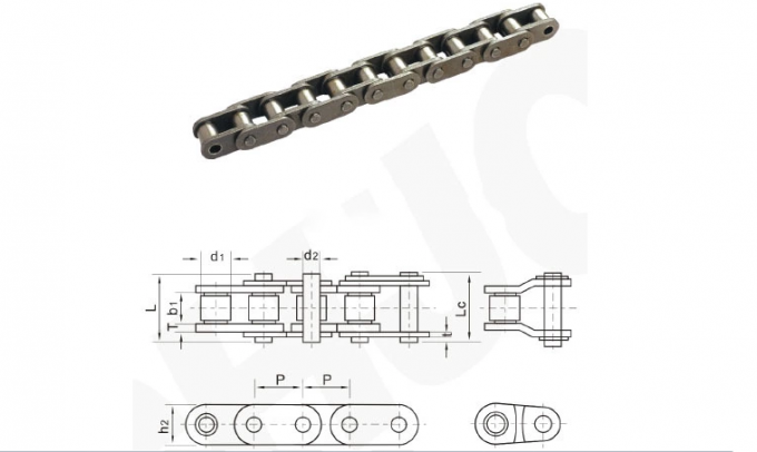 UCER Straight Side Plate Standard C60 08A 12A Chain