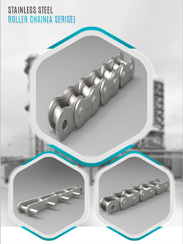 Hollow Pin Transmission Drive Chains 40HP 50HP 60HP 80HP Stainless ...