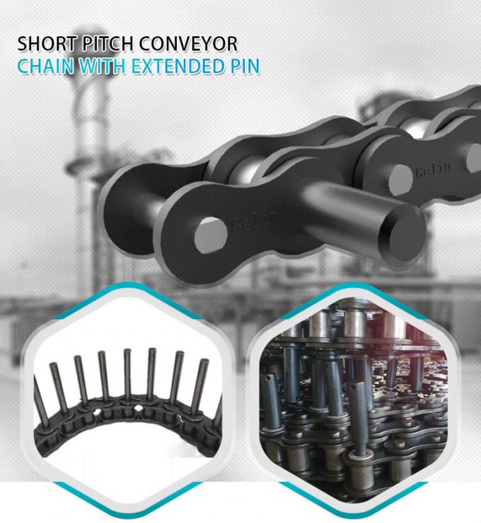 Extended Standard Pin Double Pitch Conveyor Chain