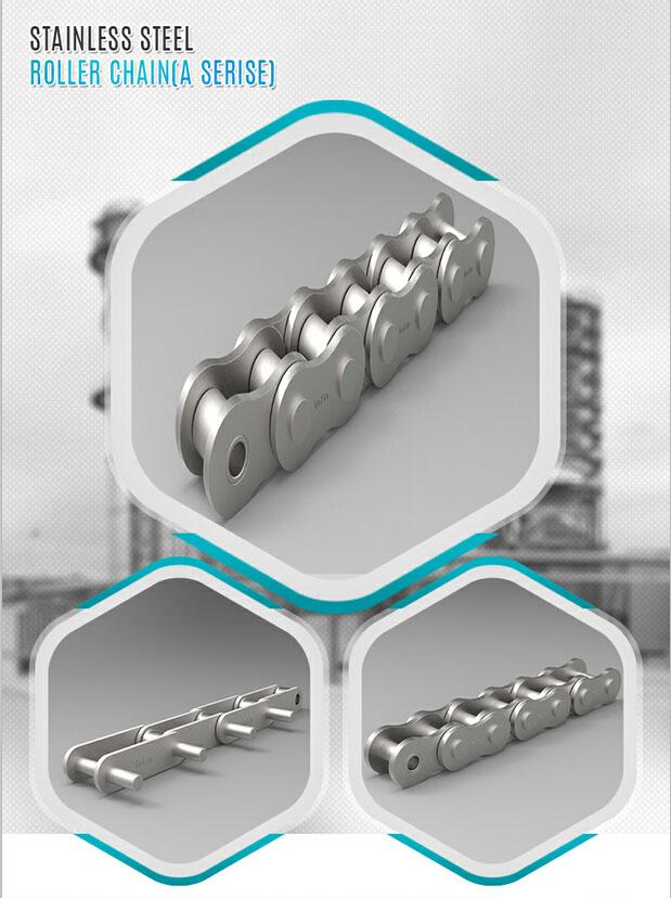 Double Pitch Heavy Duty Conveyor Chain Stainless Steel Roller Chains
