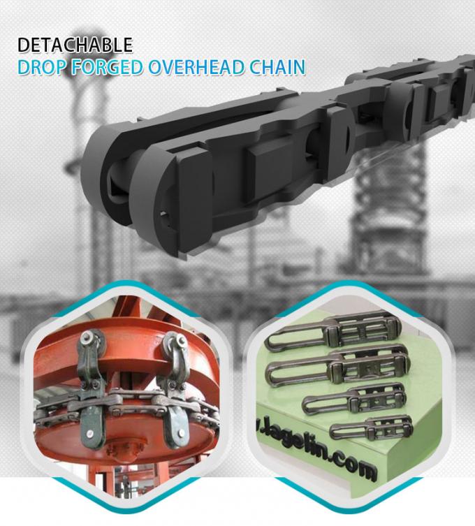 X228 X348 X458 Overhead Drop Forged Conveyor Chain Detachable
