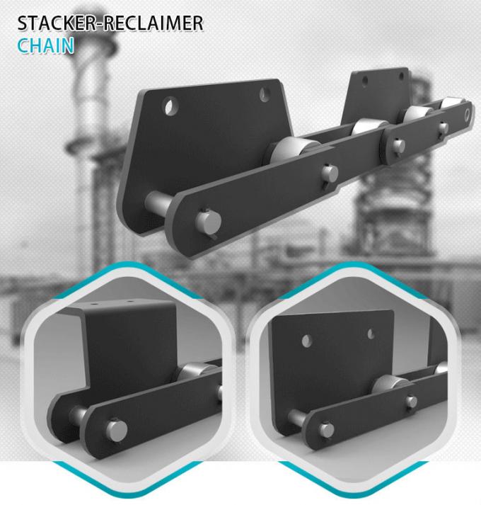 Abrasion Resistant Scraper Stacker Reclaimer Chain Large Size